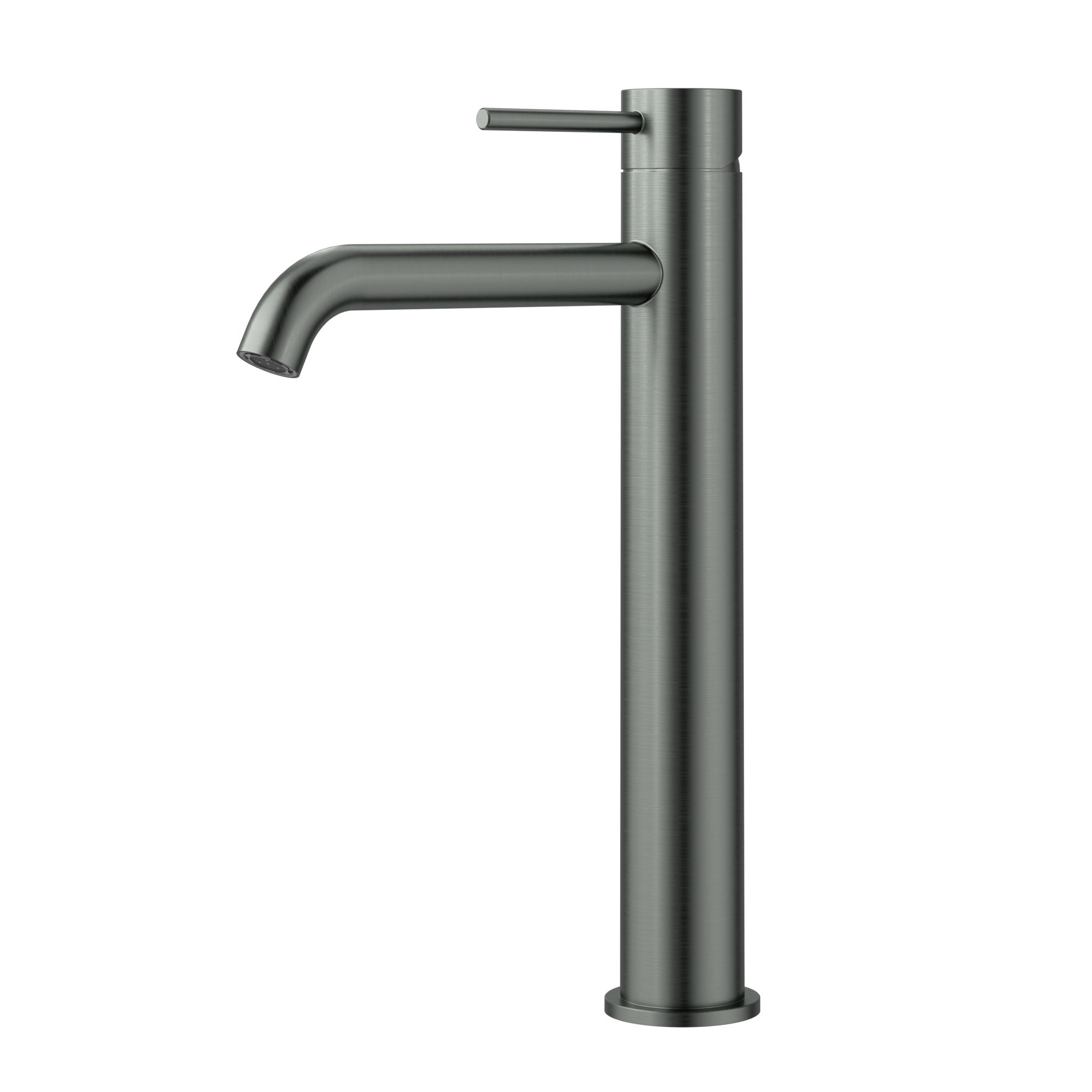 Otus Slimline Basin Mixer High Rise Curved Spout