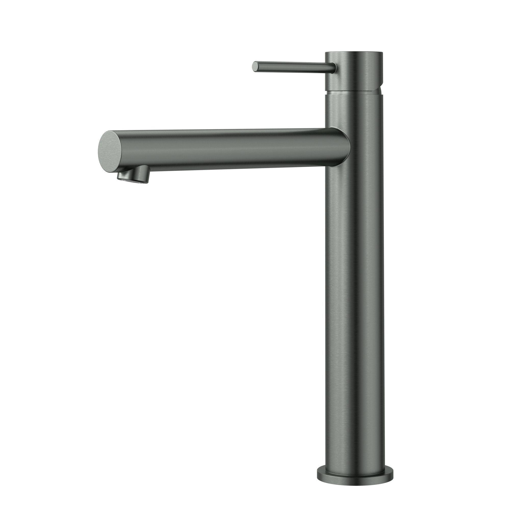 Otus Slimline Basin Mixer High Rise Straight Spout