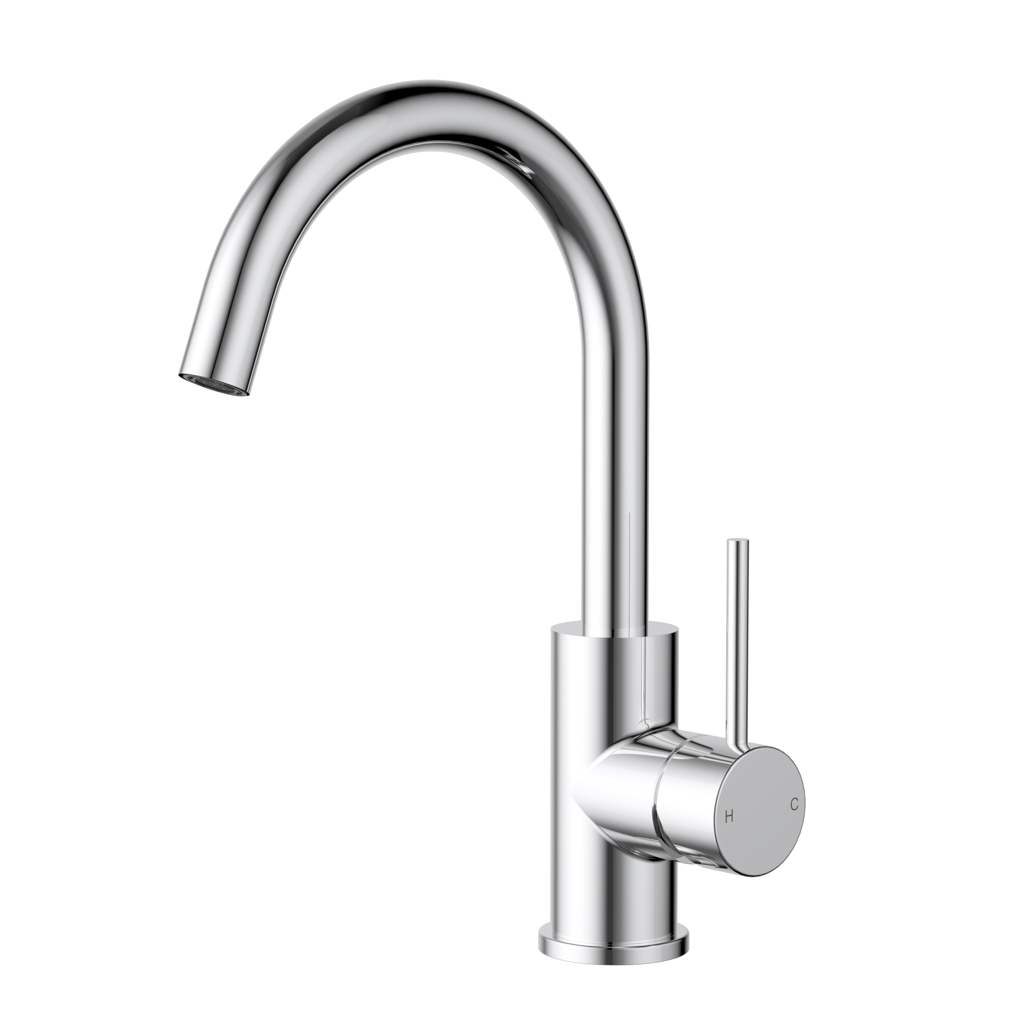 Otus Slimline Basin Mixer Gooseneck