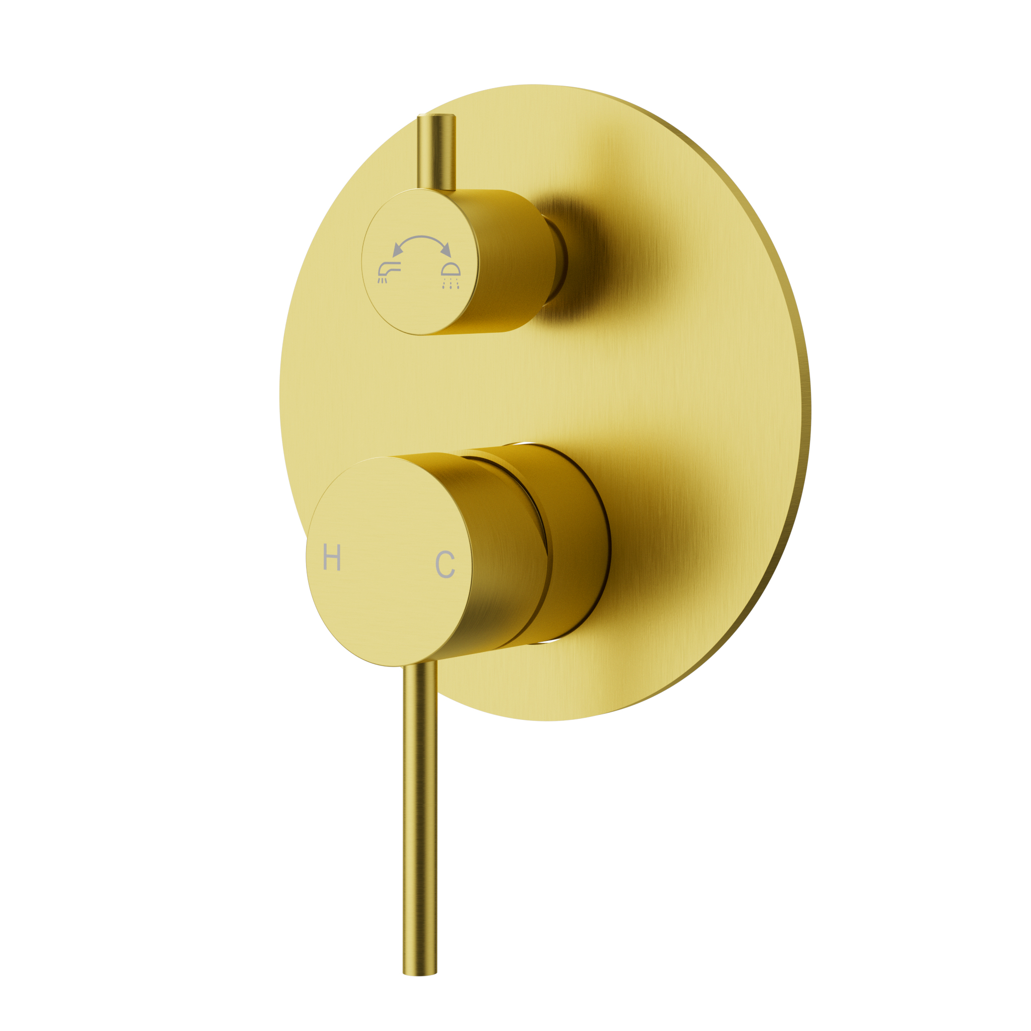 Otus Slimline Wall Mixer Diverter Trim Kit