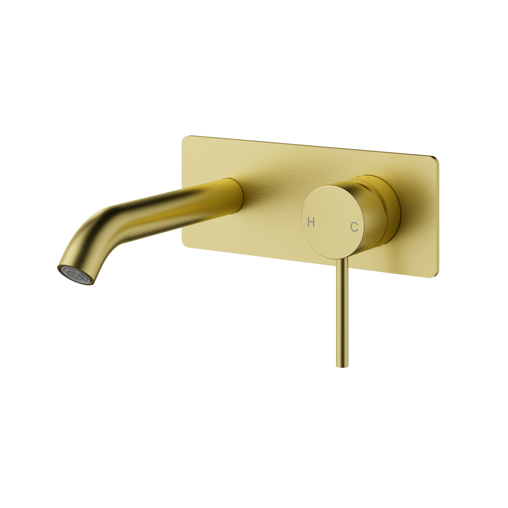 Otus Slimline Wall Basin Mixer Trim Kit 220mm Spout
